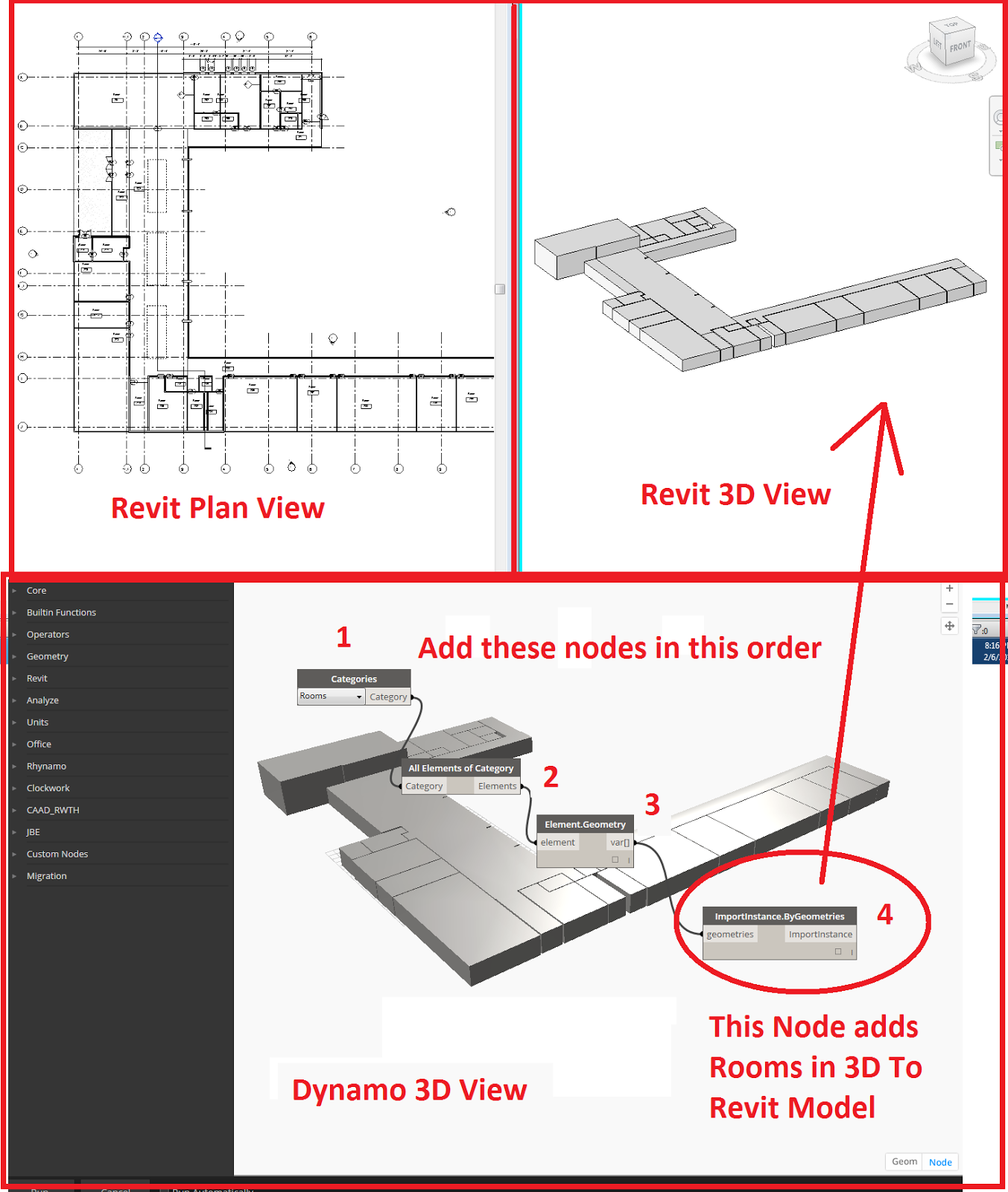 The Simply Complex Blog Want 3d Rooms In Revit Use Dynamobim