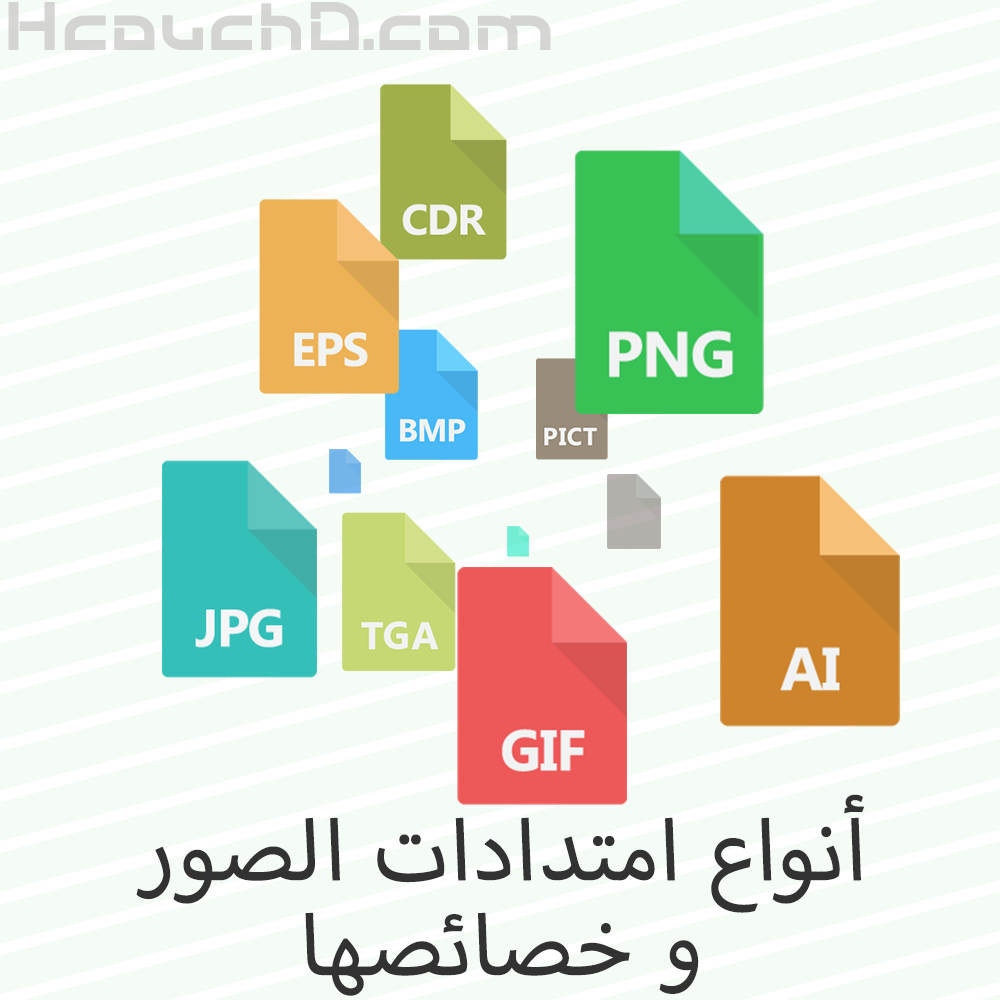 أنواع امتدادات الصور و خصائصها | اشكوش ديجيتال | Hcouch Digital
