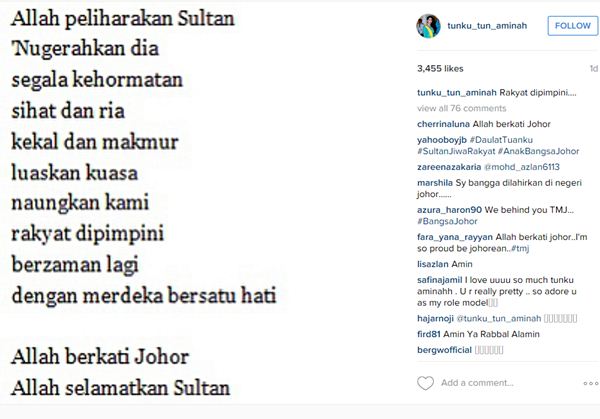 Respon Tunku Aminah, Adik TMJ Tentang Kes Pertelingkahan Nazri Dan ...