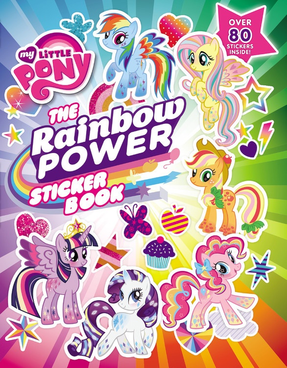 My Little Pony The Rainbow Power Sticker Book Books | MLP Merch