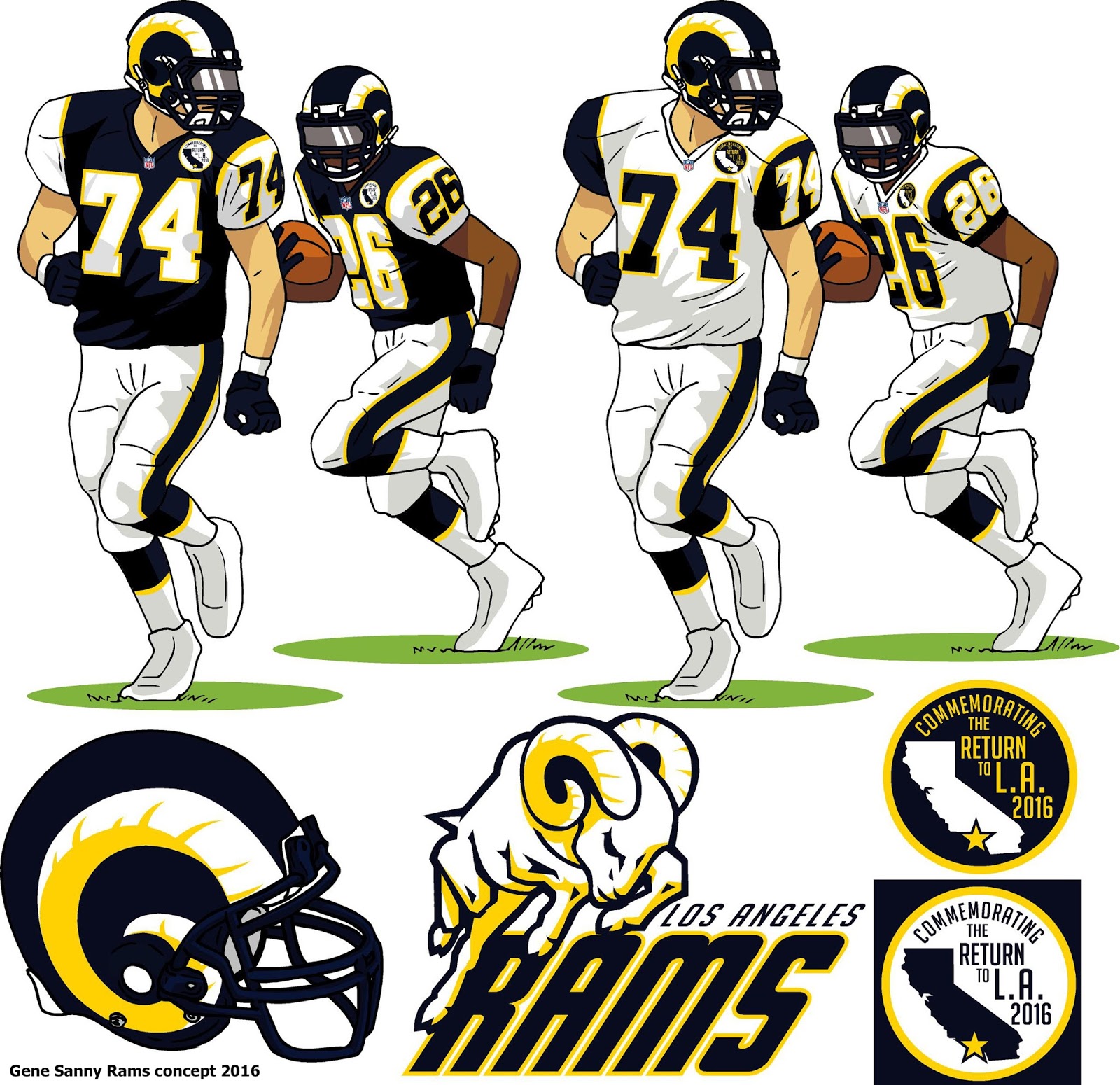 Football...and other important things.: Los Angeles Rams redesign concept