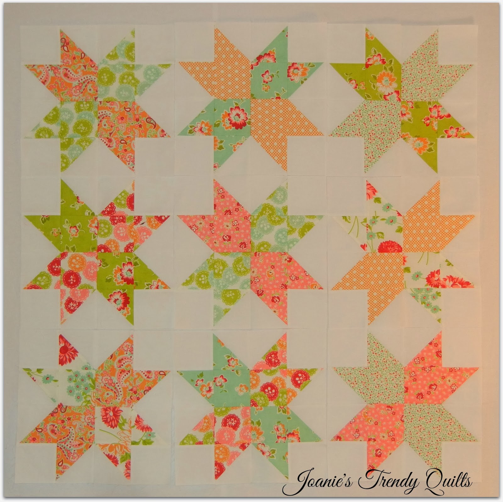 Joanie's Trendy Quilts : Star Light Star Bright Update