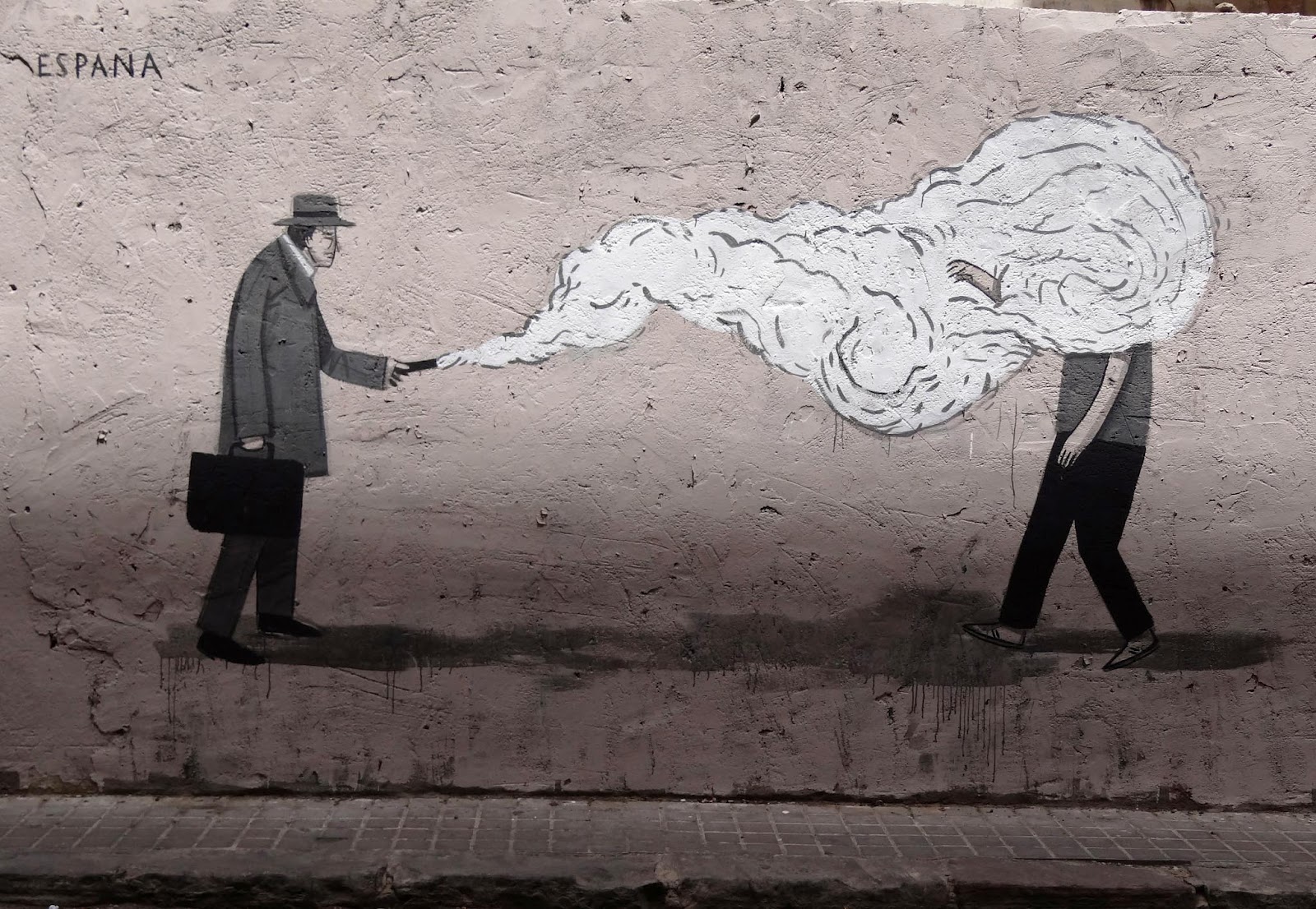 Escif "España" New Mural In Valencia, Spain | StreetArtNews | StreetArtNews