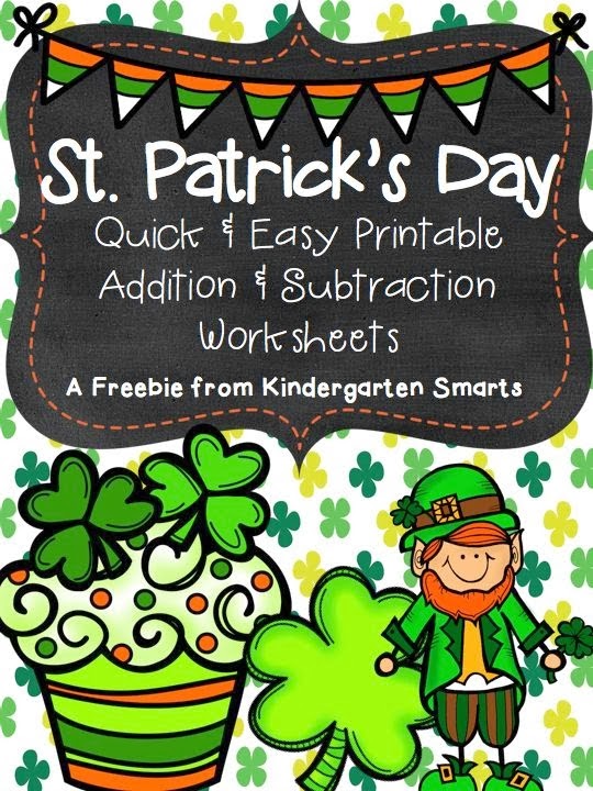 Preschool For Rookies: St. Patrick's Day Freebies