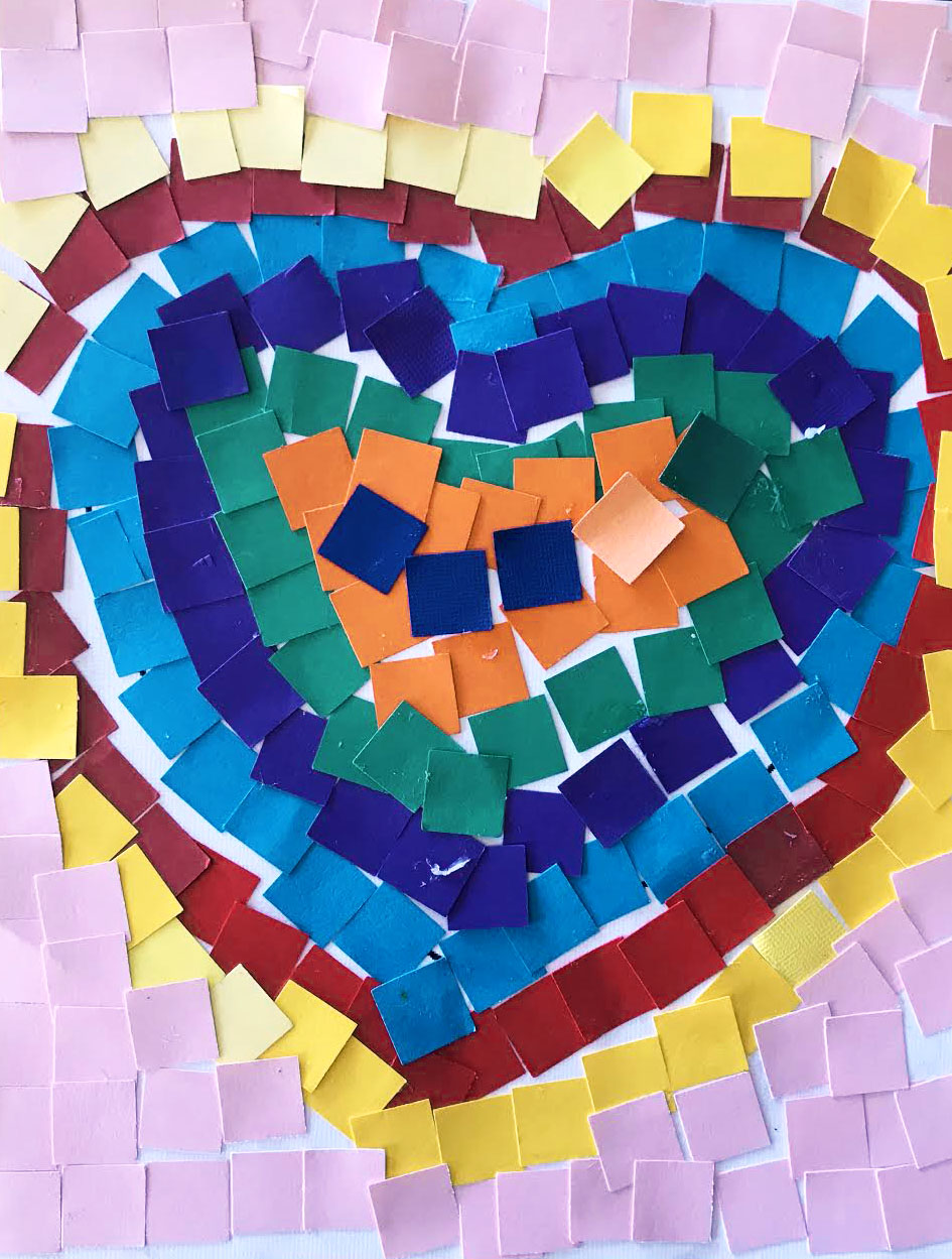 ALMA THOMAS HEART MOSAICS