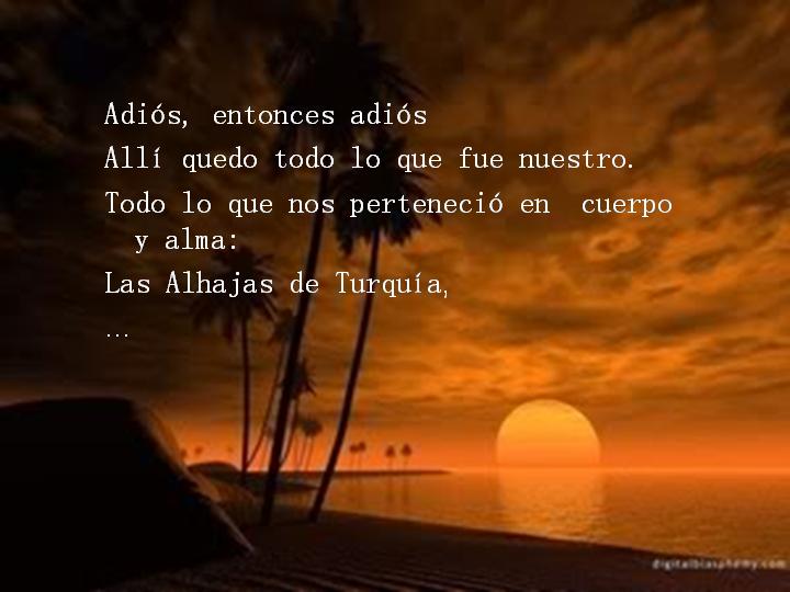 Encuentro con milmayos: Poema del Adios