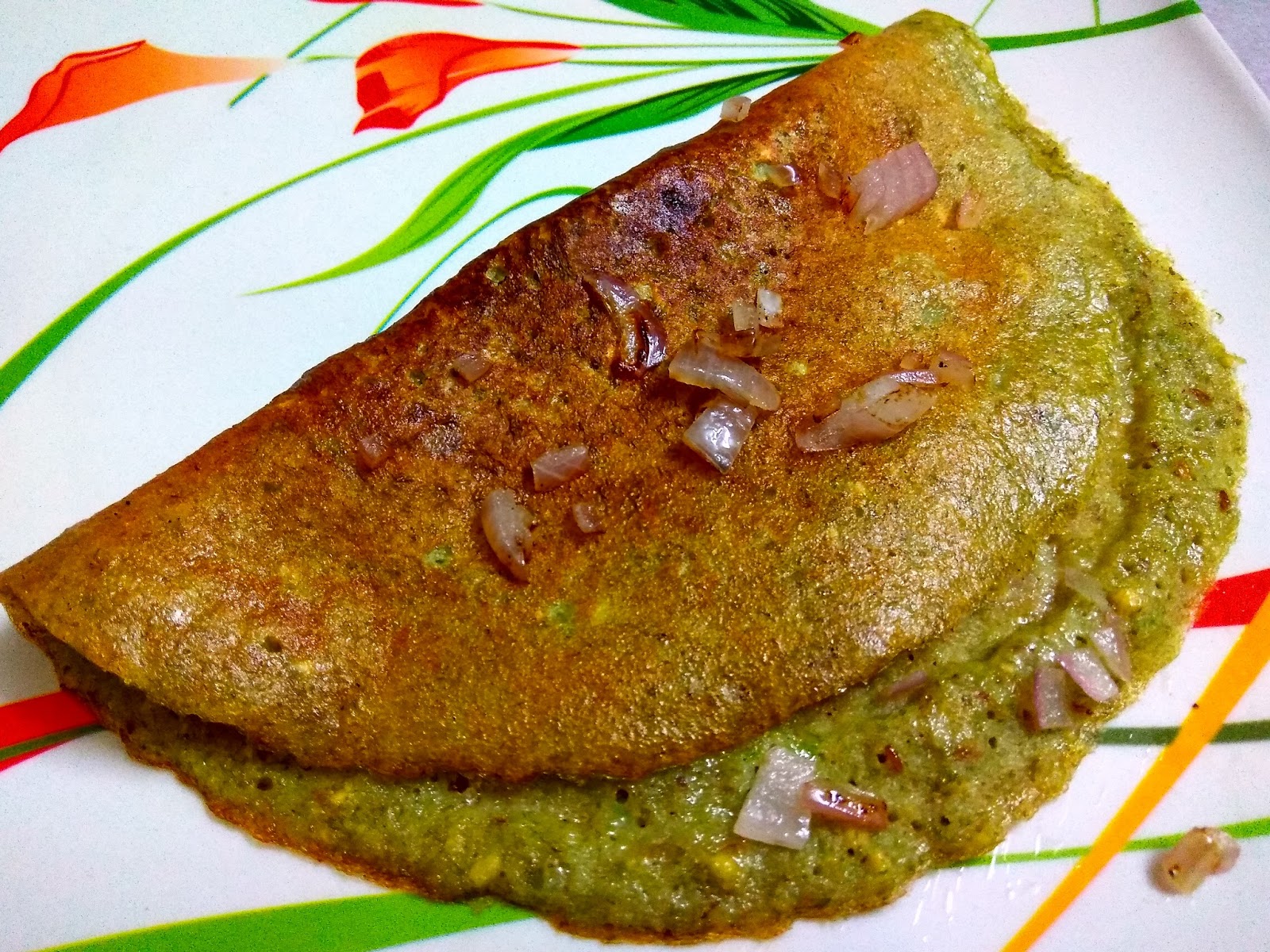 Bharathi's Kitchen: Andhra Pesaratu/ Green gram dosa