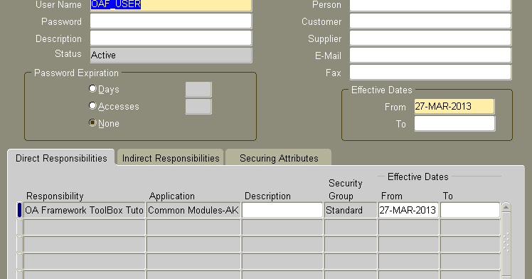 Oracle Application S Blog Spel In Oaf Oa Framework
