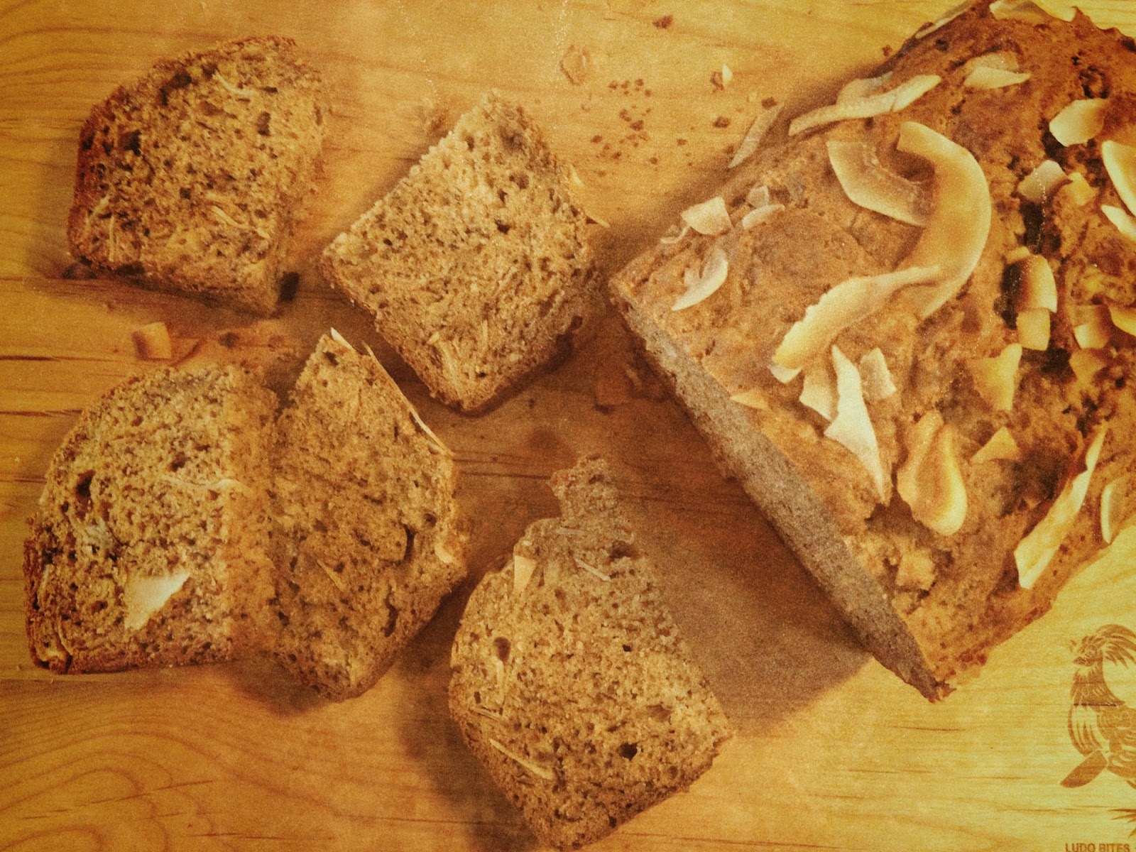The Lush Chef: Rum & Coconut Banana Bread