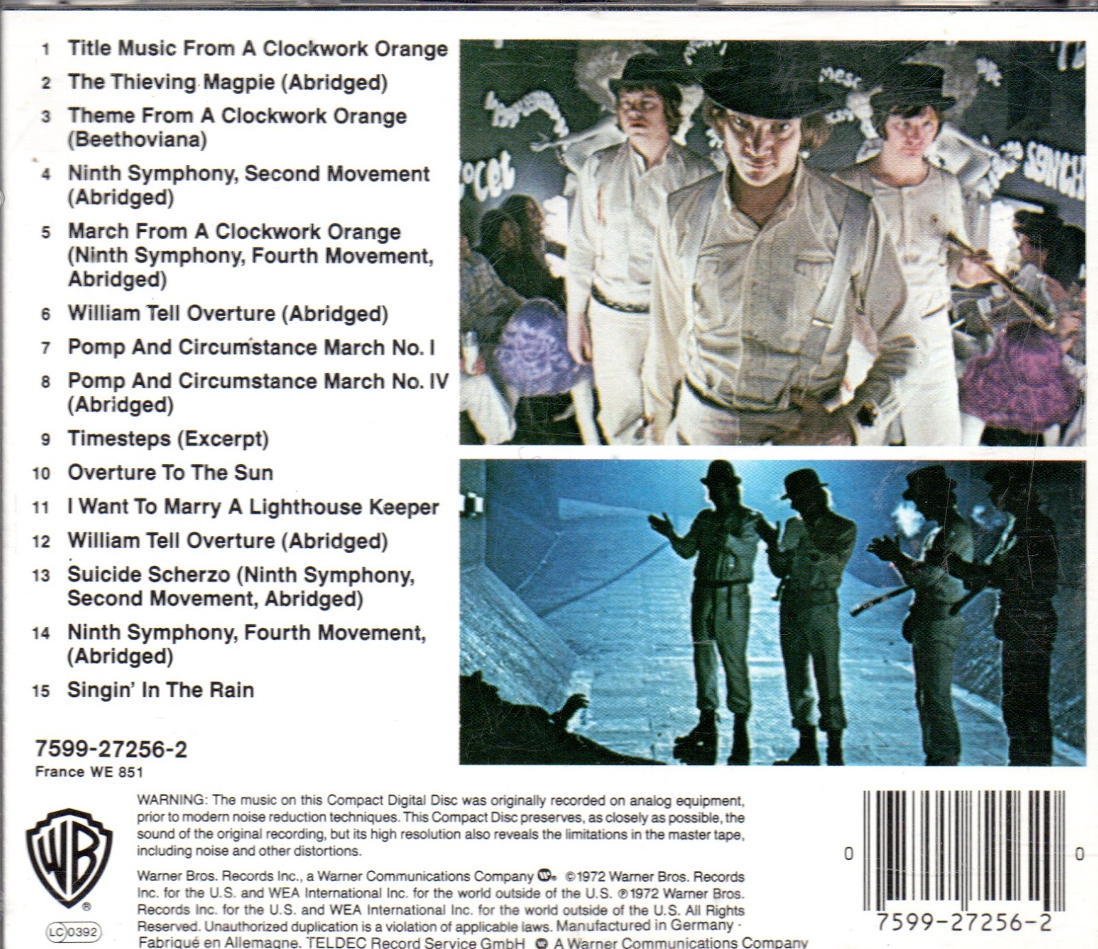 soundtrack heaven: Stanley Kubrick's A Clockwork Orange music from the ...