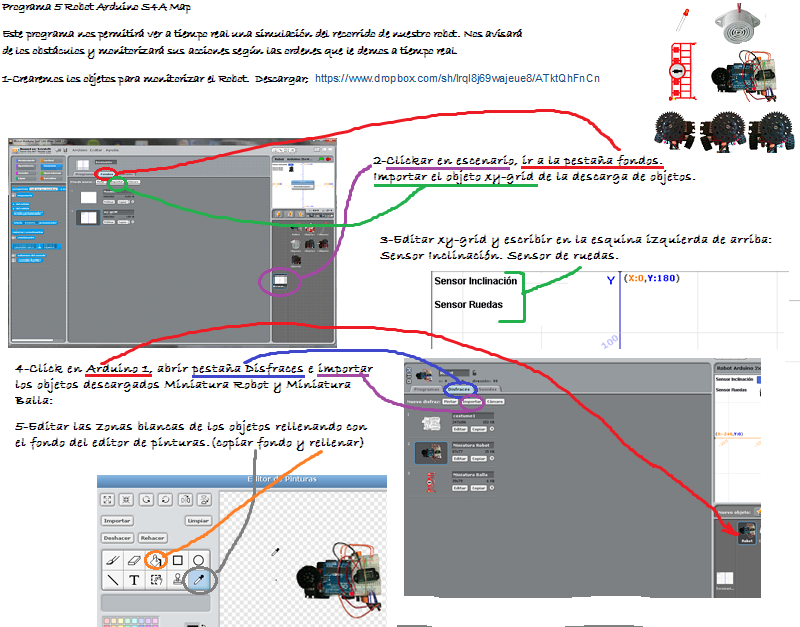 Robot Arduino: Robot Arduino Scratch S4A Lego Technic 9390