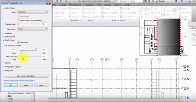 Revit 2017 New Feature Depth Cueing