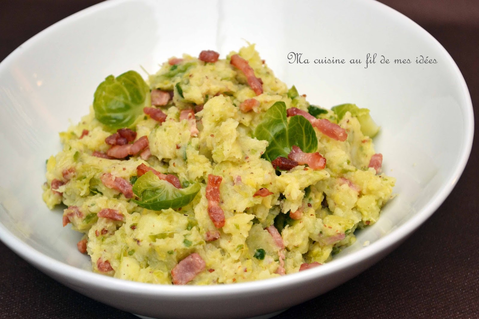 Ma cuisine au fil de mes idées...: Stoemp aux choux de Bruxelles, aux ...