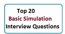 Top 20 Basic Simulation Interview Questions and Answers PDF | Aptitude and Interview Questions ...