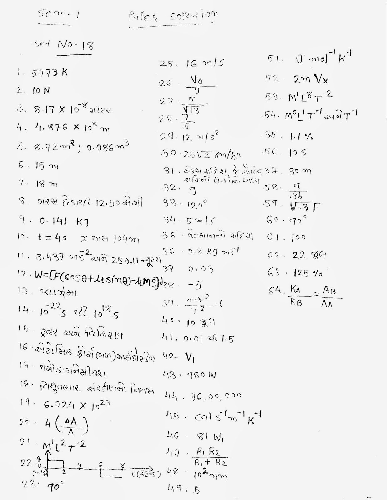Physics Zone Physics Sem 1 Sem 3 2013 Paper Solution