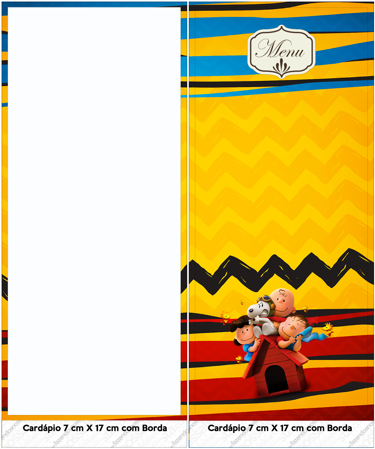 Snoopy and Charlie Brown: Free Party Printables. - Oh My Fiesta! in english