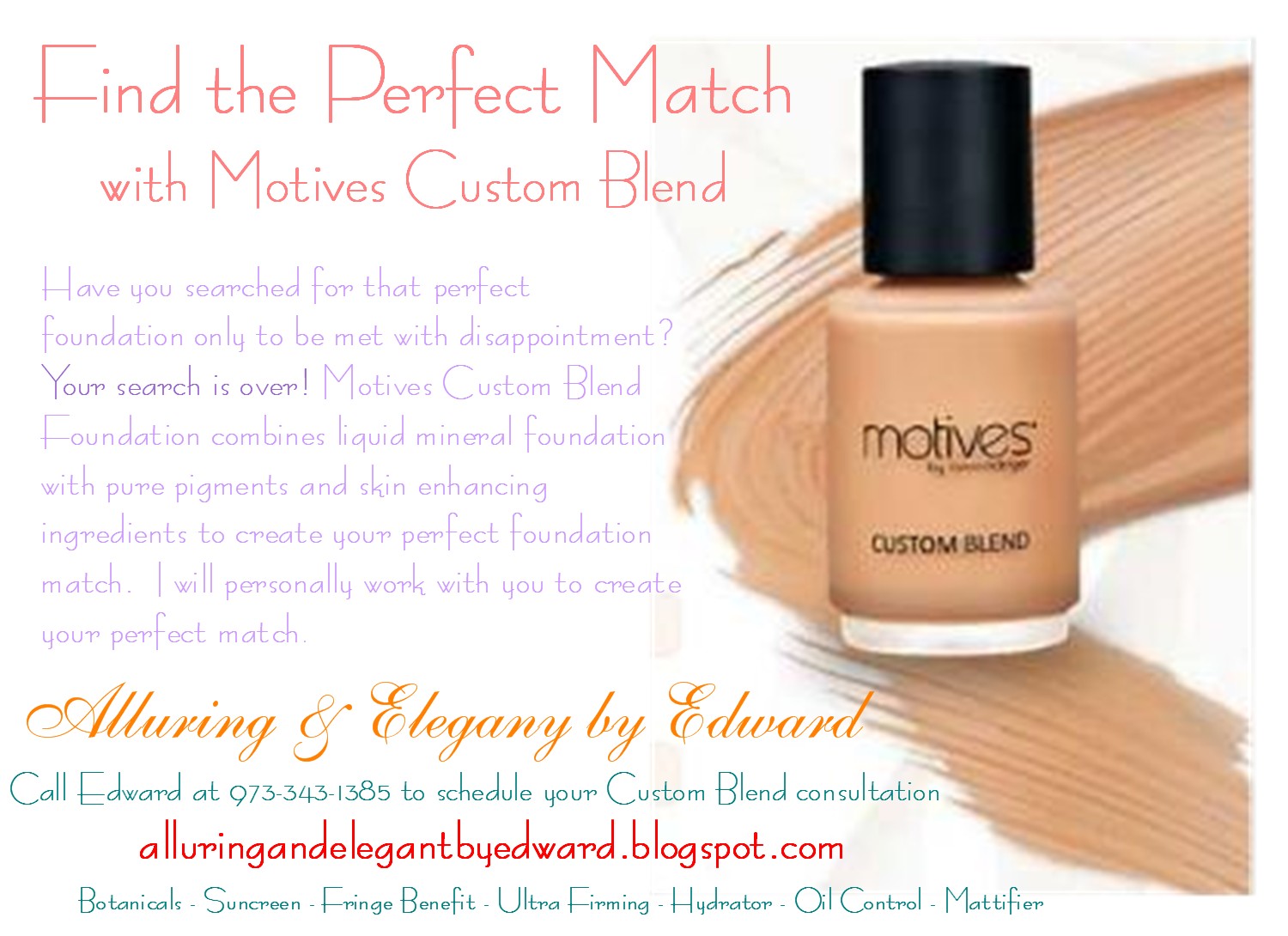 Alluring & Elegant by Edward: Motives Custom Blend Foundation ... Your ...