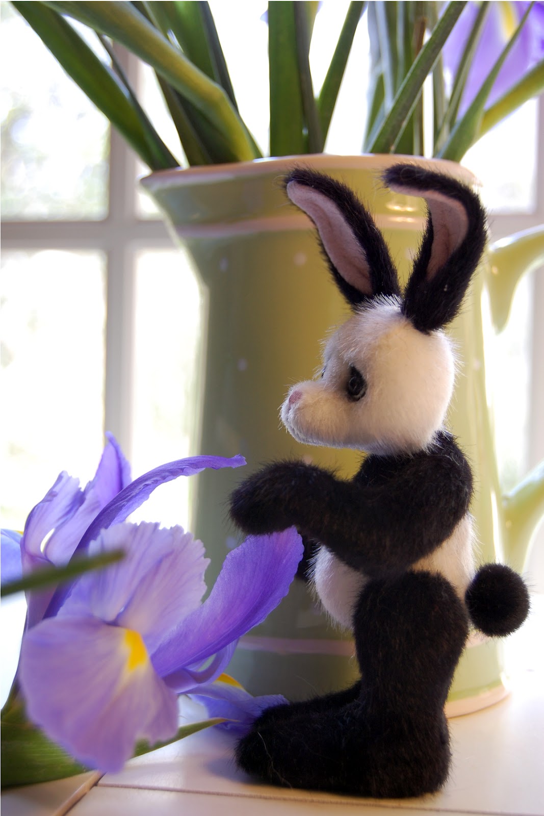 Donna and the Bears: Panda Bunny now on Etsy!