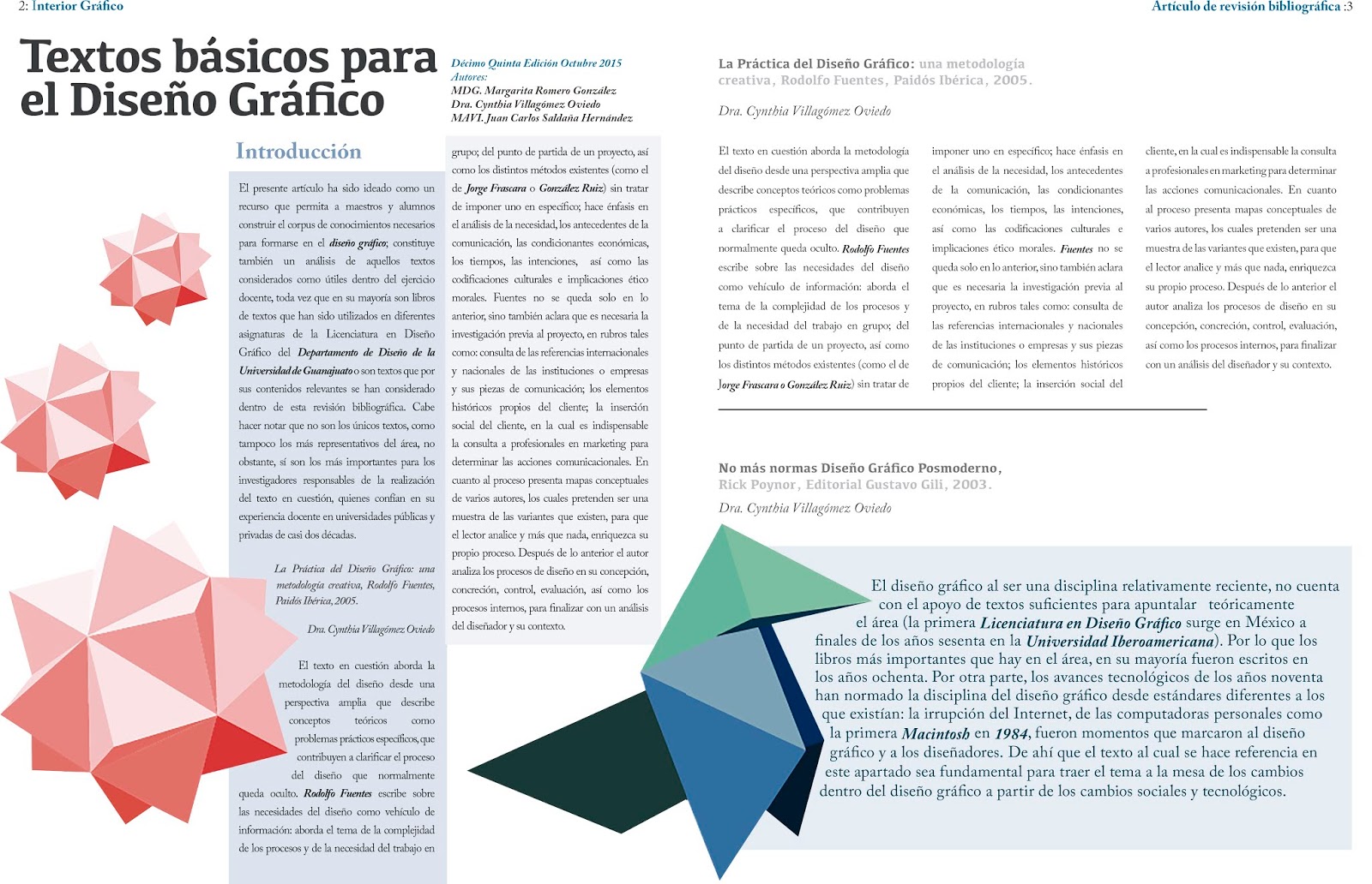 Artículo para revista interior gráfico | Diseño e ilustración