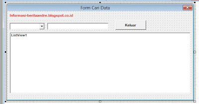 Pencarian Data di Listview Vba Excel Berdasarkan Kategori - BERBAGI INFORMASI