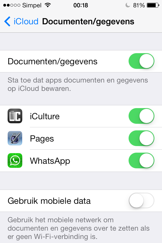 iOS 7 uitgelicht: iCloud met nieuwe mogelijkheden - Dutch-Tech Magazine