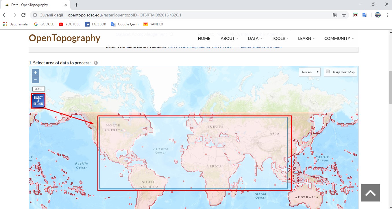DOWNLOAD DATA DEM (DİGİTAL ELEVATİON MODEL)