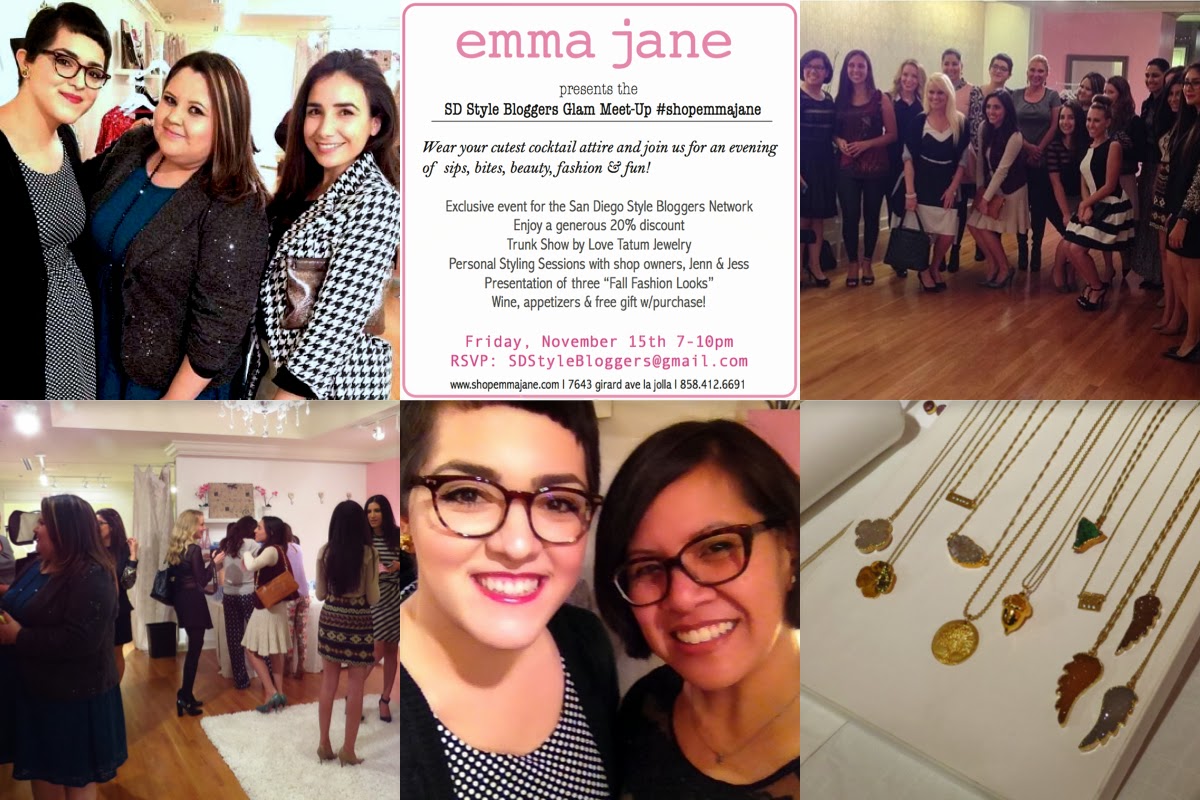 SD Style Blogger Glam Meetup at Emma Jane | Laura Neuzeth