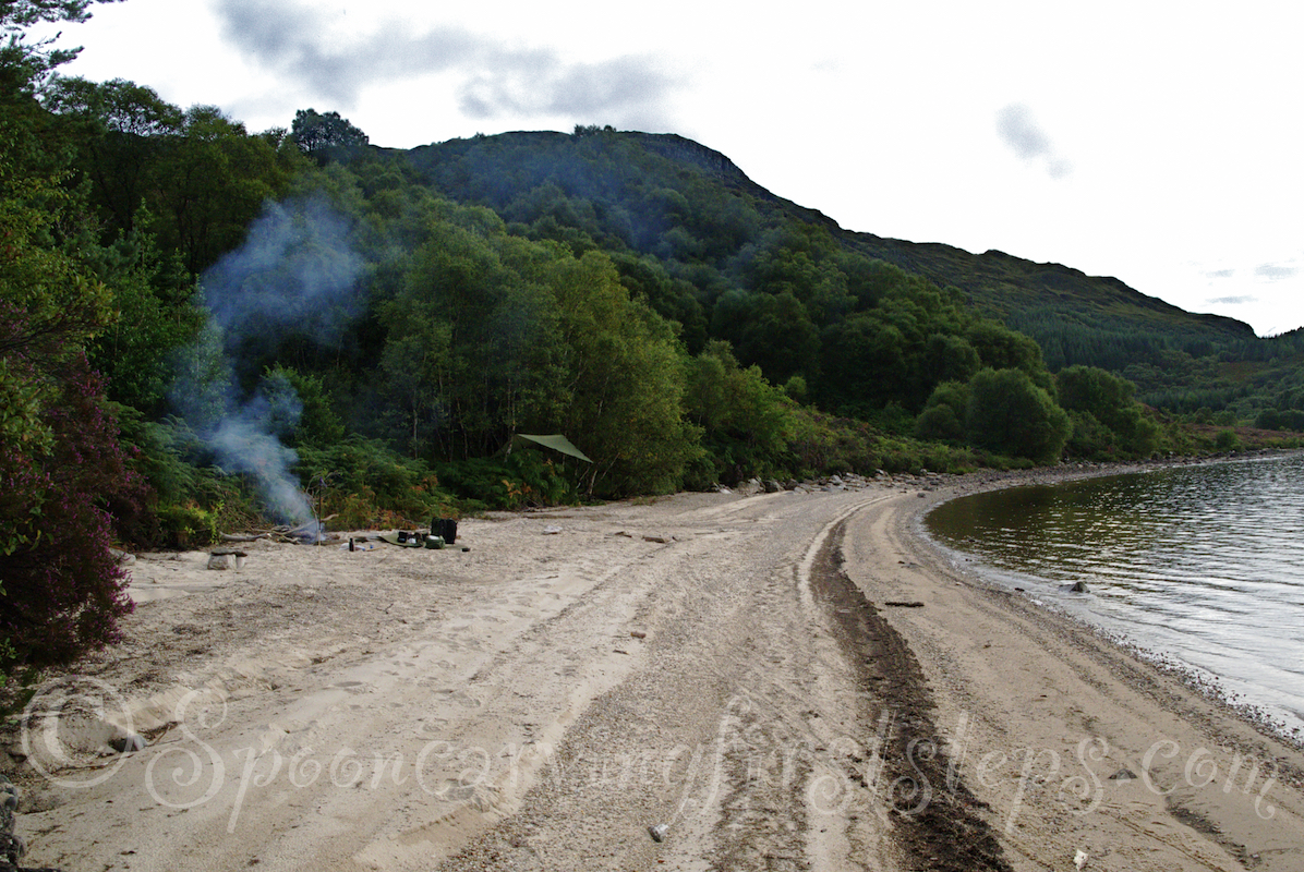 Jon Mac.Spoon Carving First Steps: Hammock camping at Loch Morar.