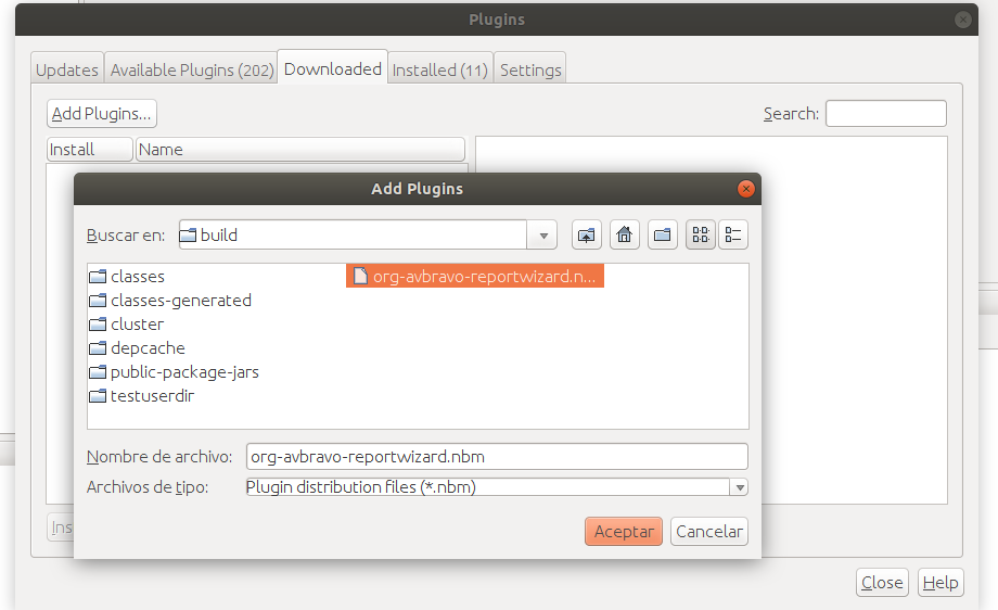 Plugin NetBeans para generar reporte desde una clase Java