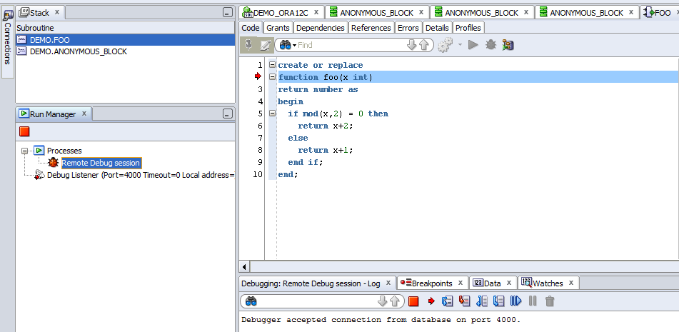 THE RAJESH BLOG: Remote debugging with SQL Developer