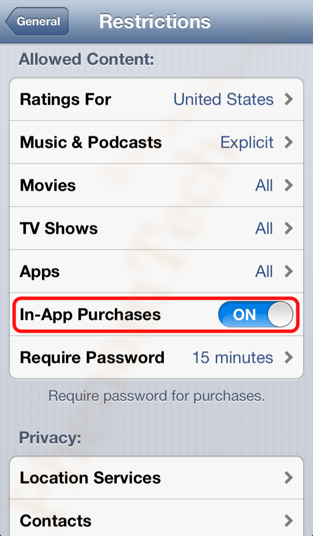 How To Turn Off In App Purchases On Ios And Android Devices Phenomtech News And Tutorials
