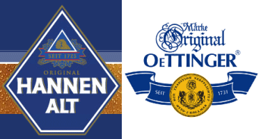VISUALBEER: HANNEN ALT Y OETTINGER WEISSBIER