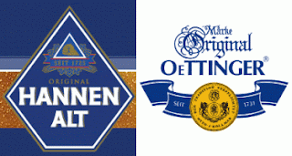 VISUALBEER: HANNEN ALT Y OETTINGER WEISSBIER