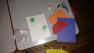 The Teacher with the Fro: Handprint Ninja Turtles (Brotherly Love)