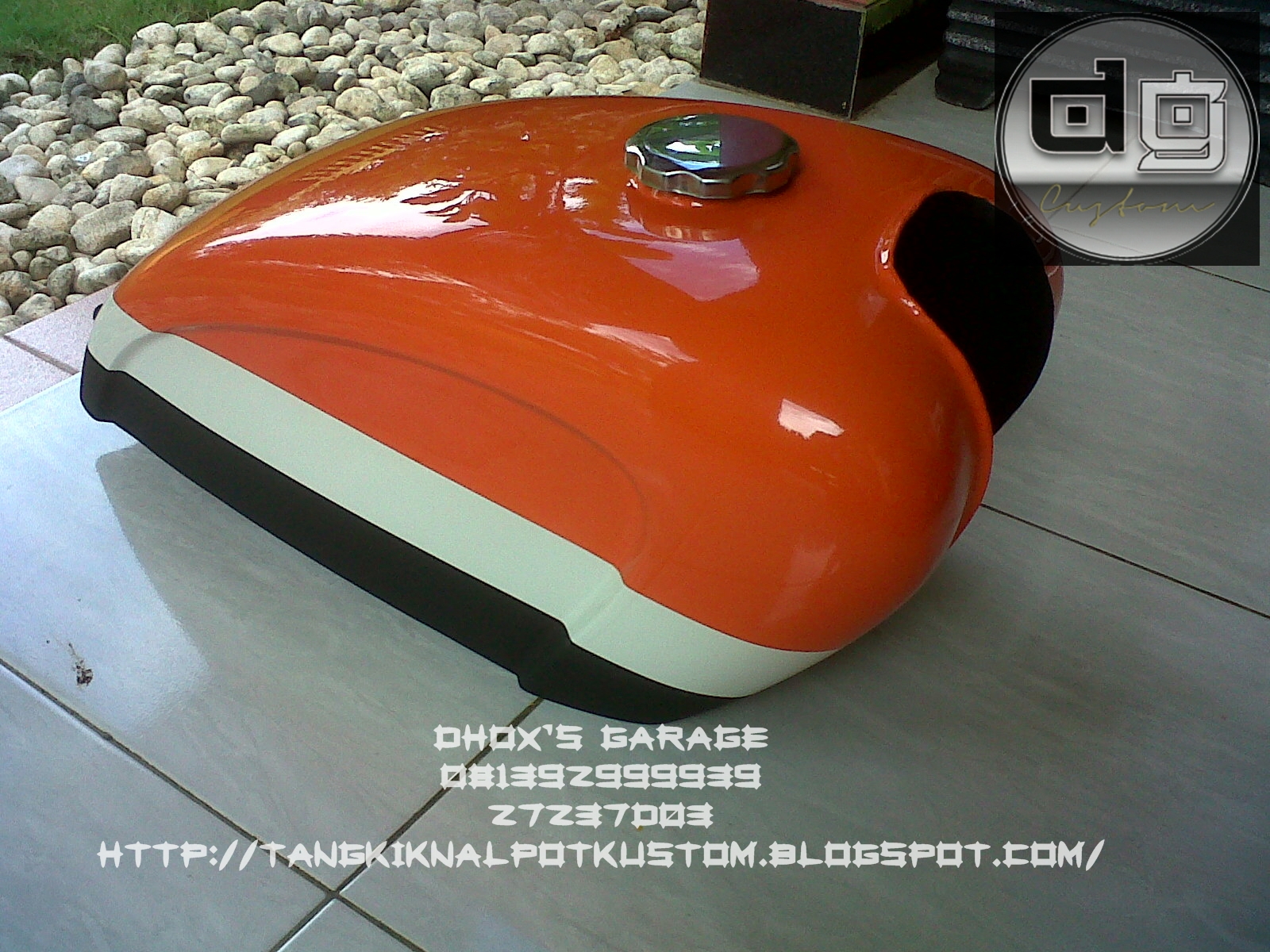 Tangki Knalpot Kustom: Tangki Kustom Model Sportster