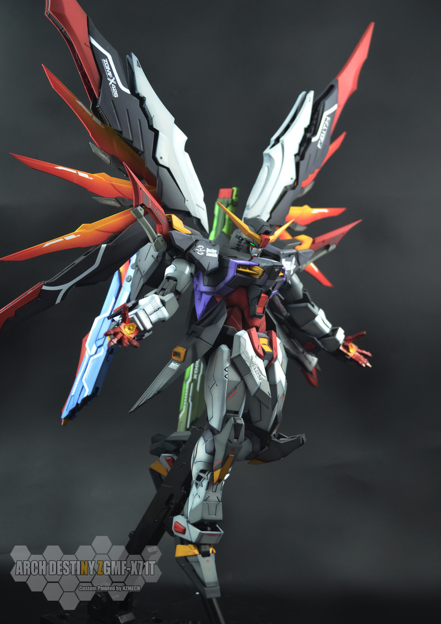 GUNDAM GUY: 1/100 Arch Destiny Gundam - Painted Build