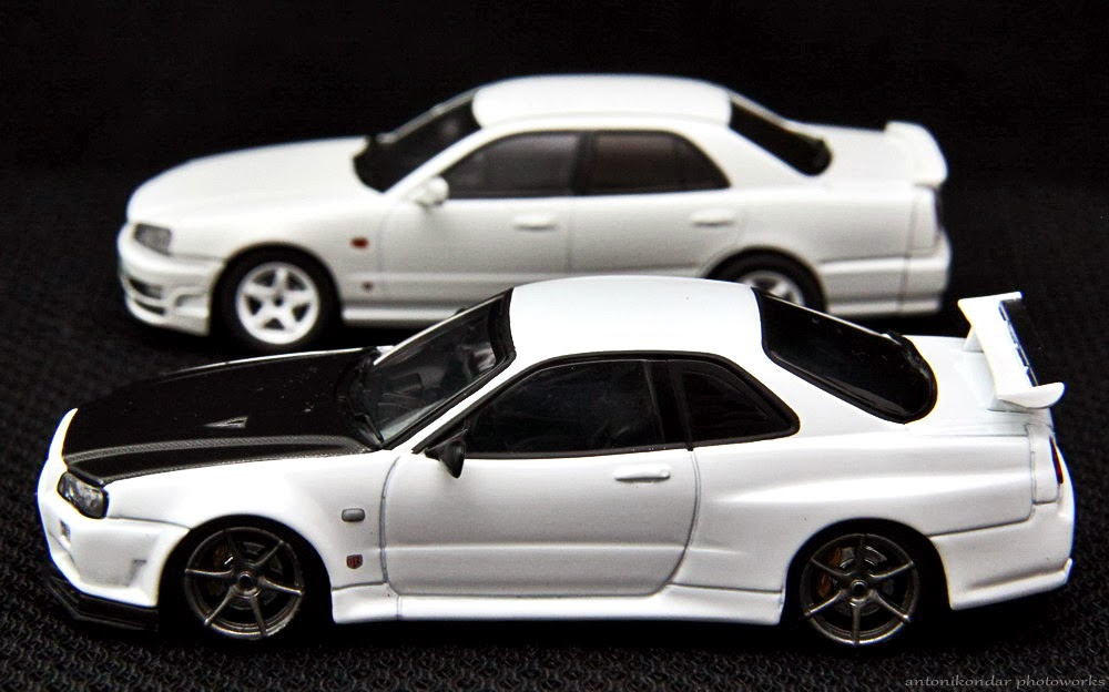 AKON 1/43 Garage: "R34 V-Spec II N1 & ER34 Nismo 2.5 GT