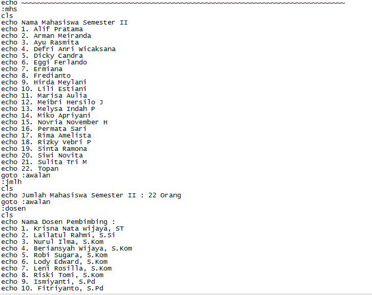 IdGenta: Contoh Program Batchfile Sederhana