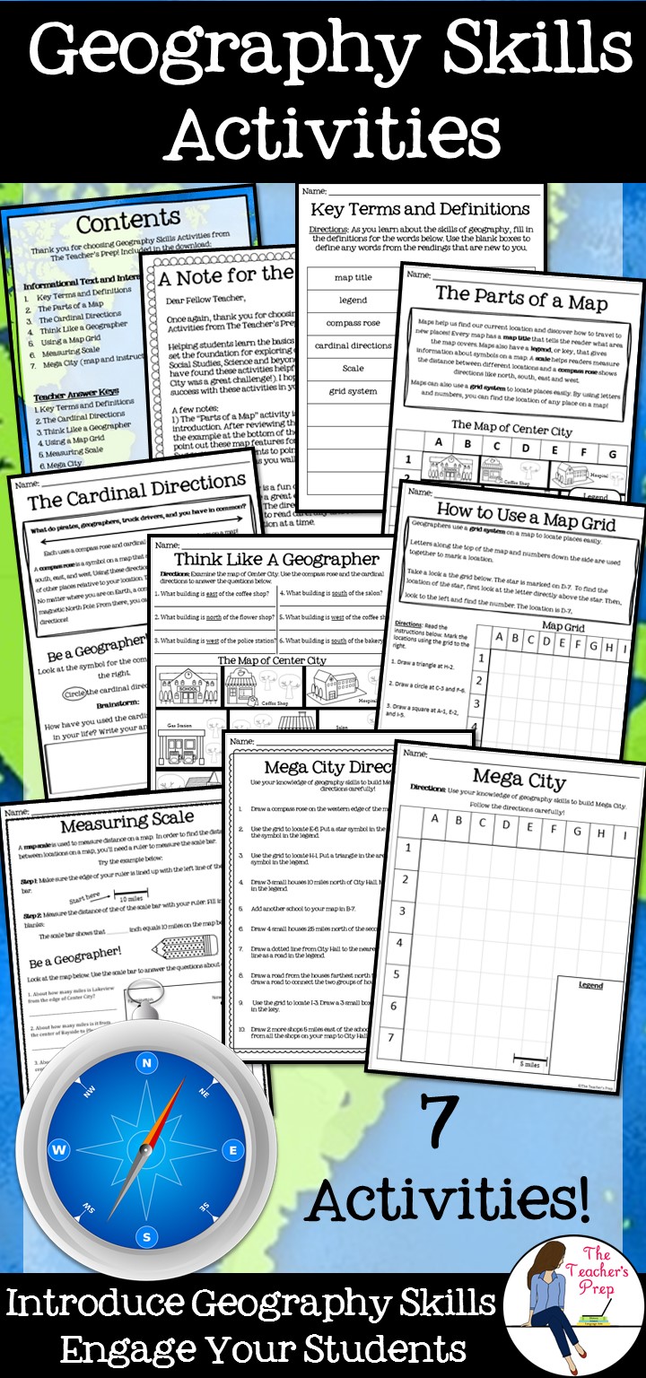 The Teacher's Prep: My Favorite Resources for Teaching Map Skills