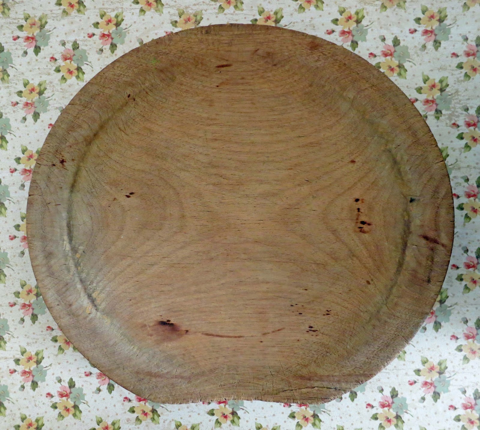 Sally Annie Magundy: antique wooden plate