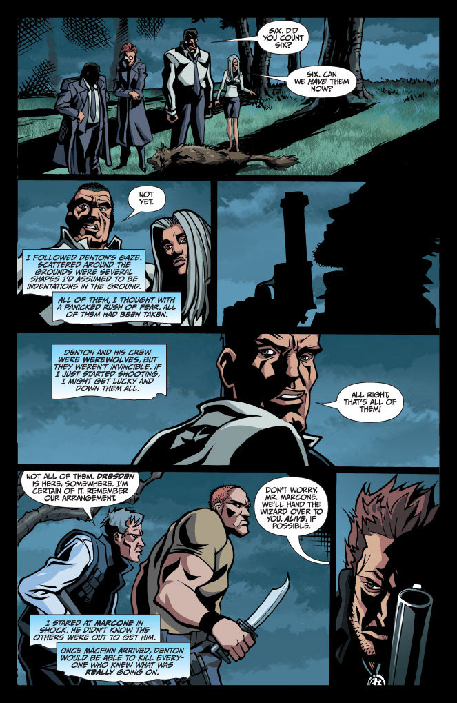 ghettoManga: PREVIEW- The Dresden Files: Fool Moon #8