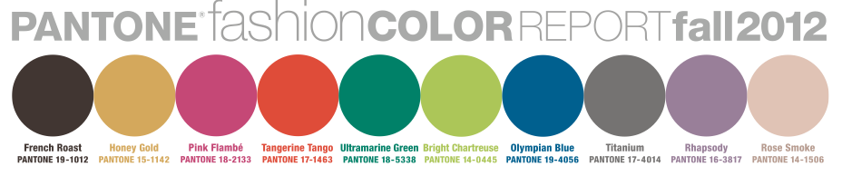 Miss Bea Heyvin: pantone 2012 fall color forecast