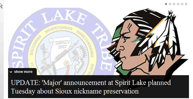 Goon's World: Spirit Lake Tribe To Make “Major Announcement” on ...