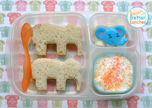 Pink Elephants Lunch Parade | BentOnBetterLunches