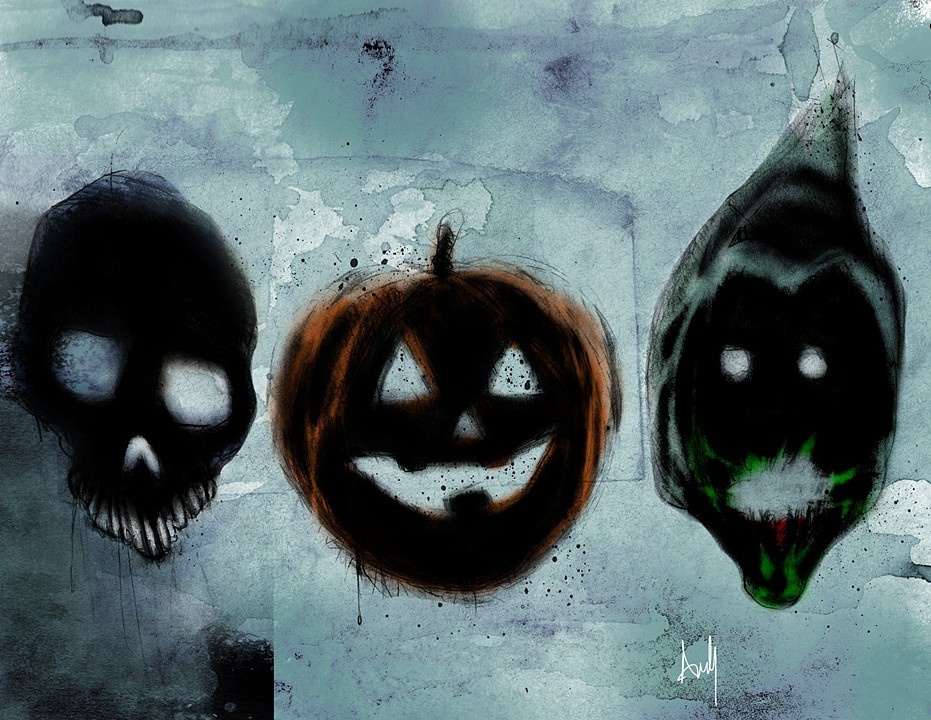 The Horrors of Halloween: HALLOWEEN III Silver Shamrock Masks Artwork ...
