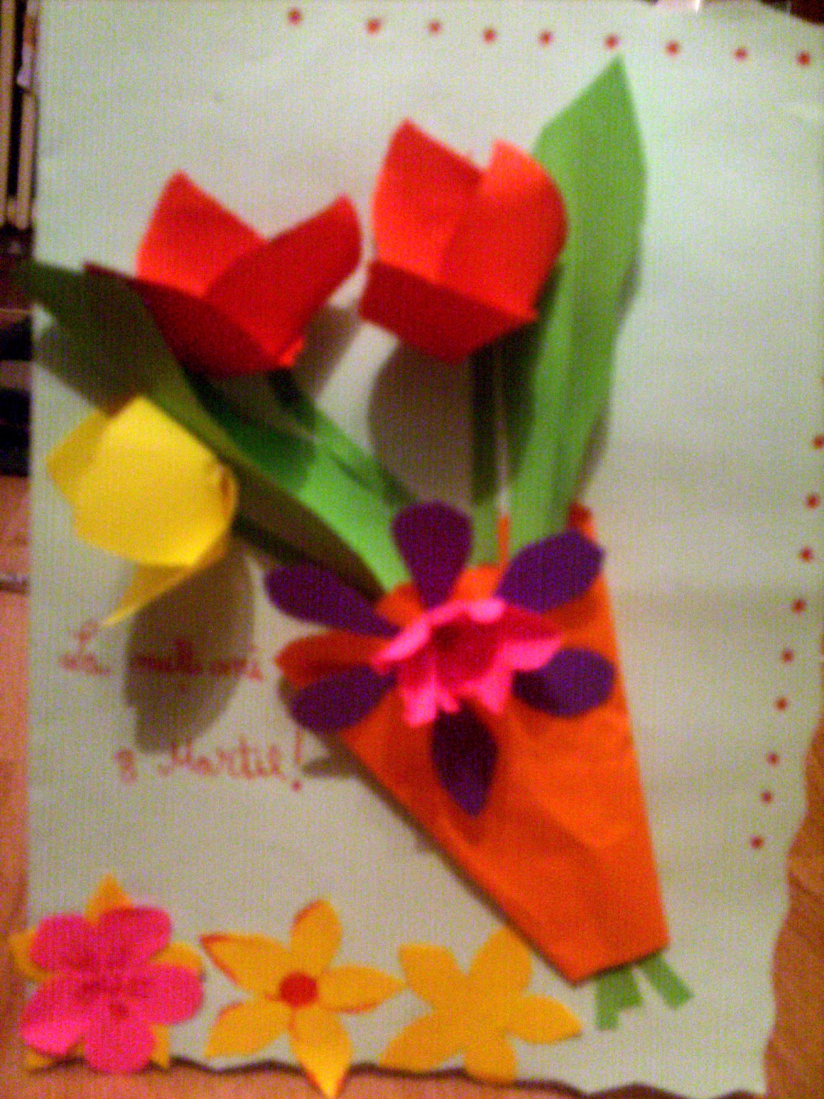 MODELE de FELICITARI pentru 8 Martie lucrate manual :: Fise de lucru ...