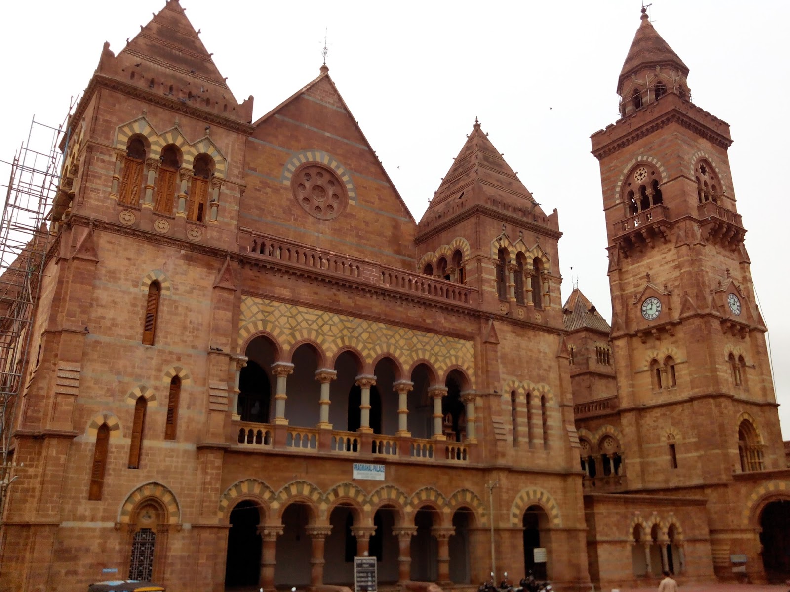 Prag Mahal, designed by Henry Wilkins for Raja Rao Pragmalji, Bhuj
