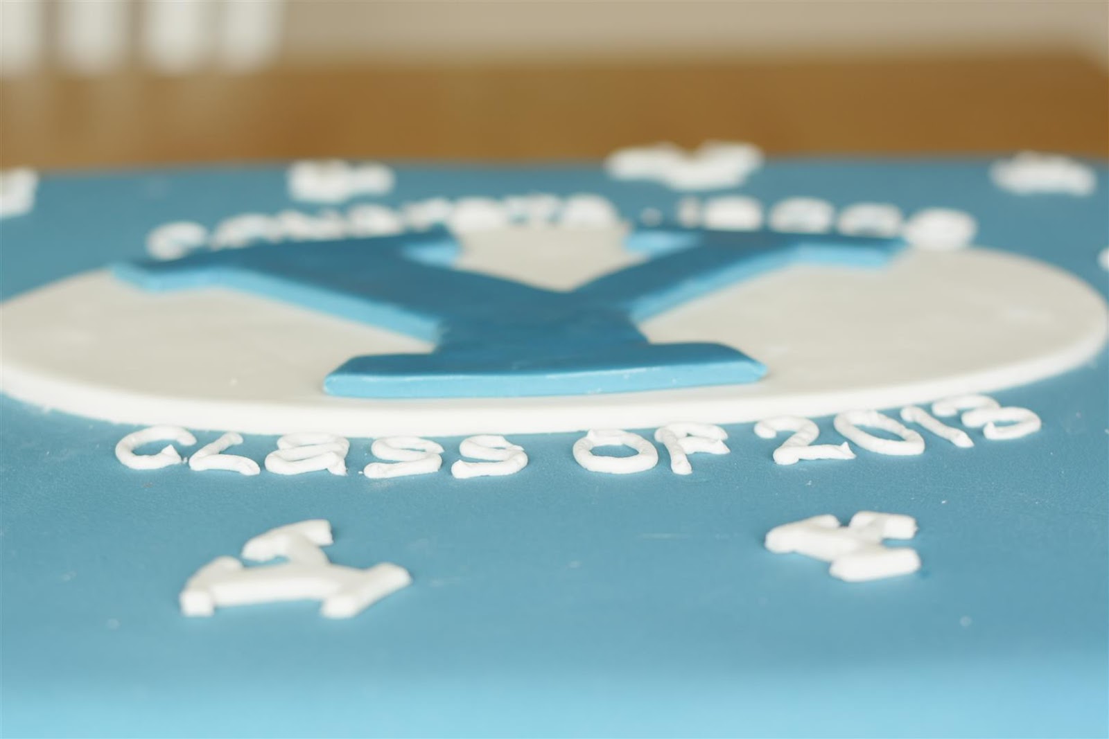 Patty Cakes Bakery: BYU birthday/graduation cake