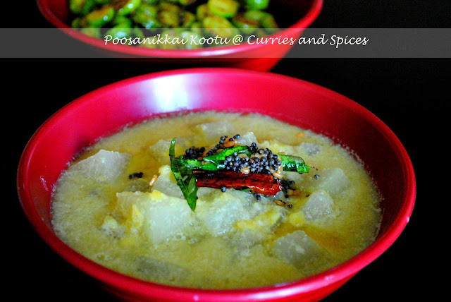 Curries and Spices: Poosanikkai (Winter Melon) Kootu