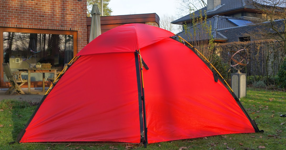 Zelfbouw van een wintertent